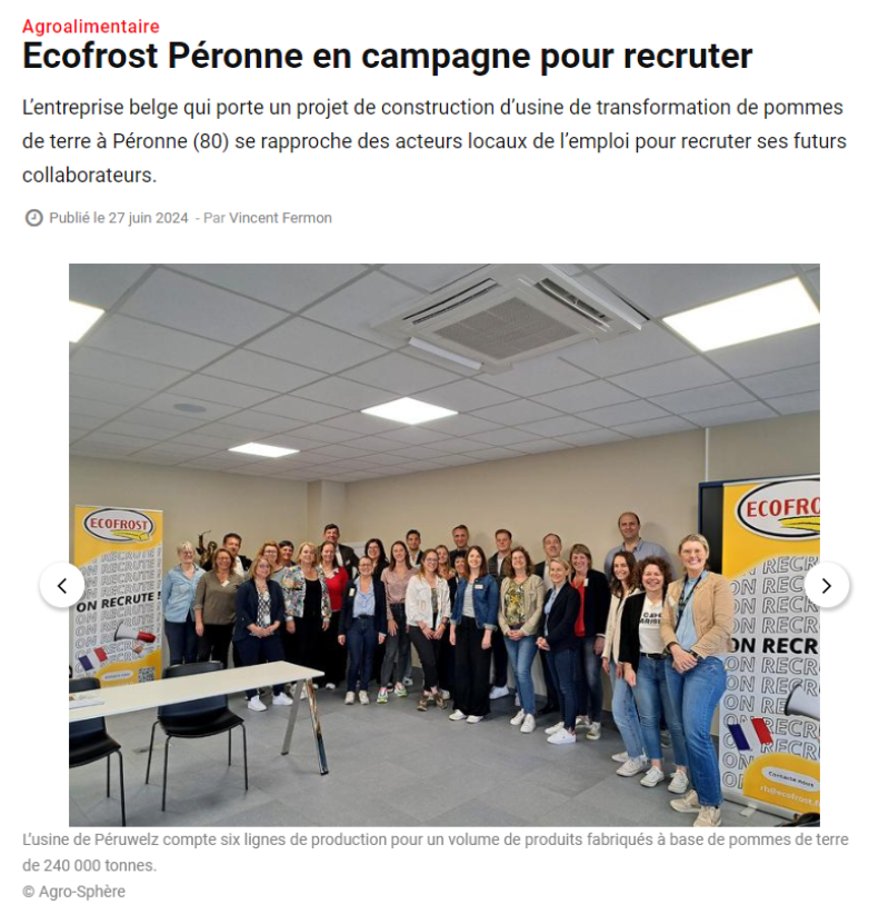 Dernières nouvelles - Ecofrost